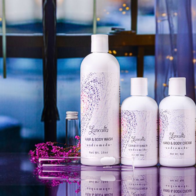 Andromeda Floral Haircare and Skincare Products - Lancolia Beauty